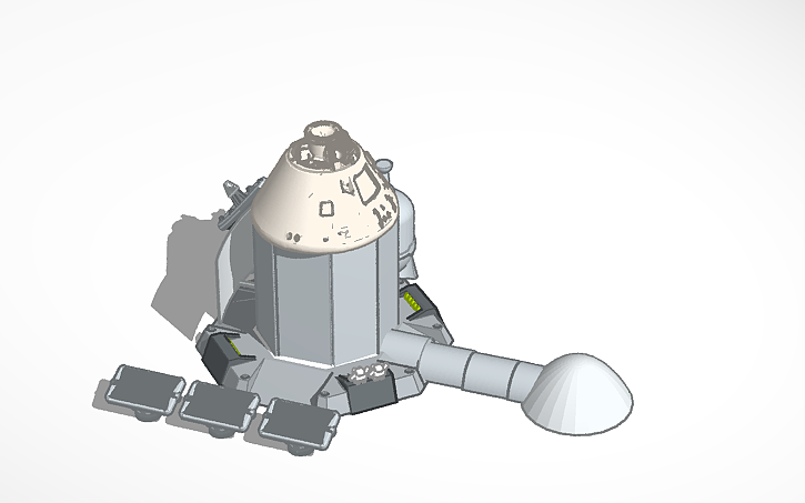 3D design 3D City in Space (Konstantinos Tsapourniotis) - Tinkercad