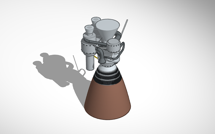 3D design Aerojet Rocketdyne LR-91 - Tinkercad