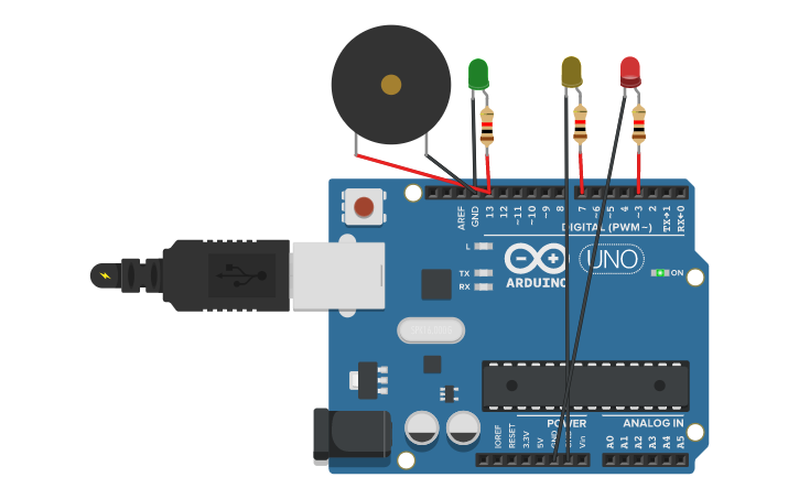 Circuit design Circuit_traffic.light.controller | Tinkercad