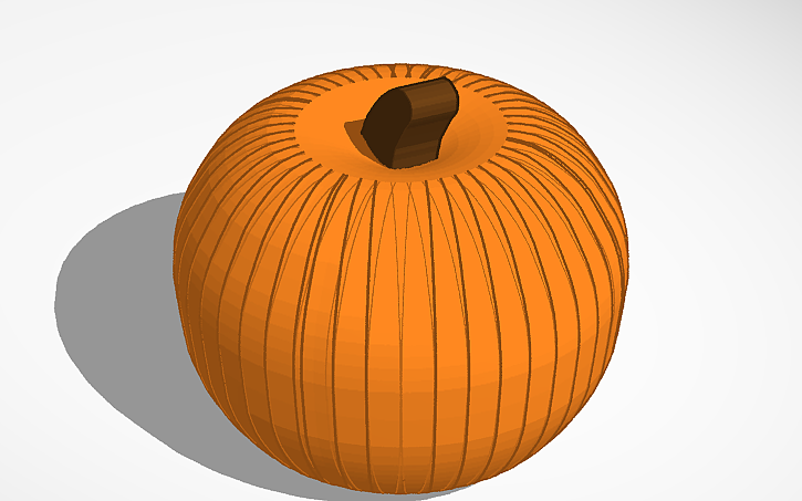 3D design Scribble pumpkin - Tinkercad