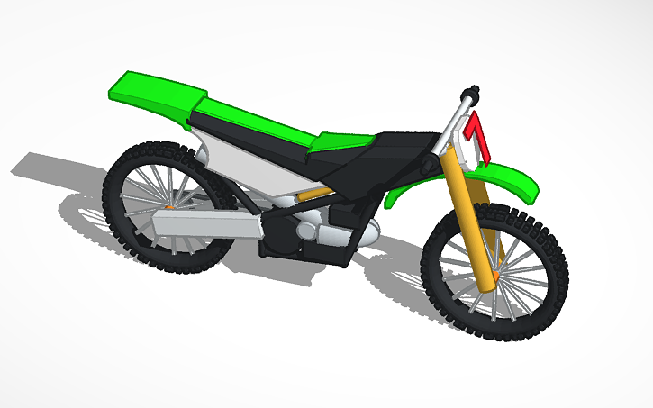 3D design Dirt bIke - Tinkercad