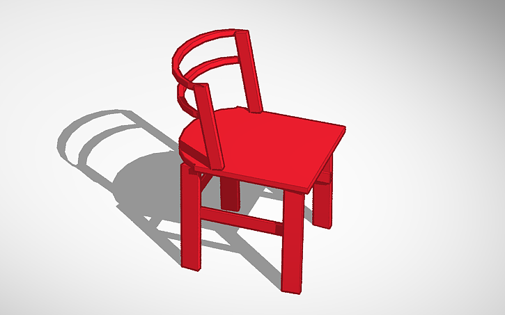 3D design Chair - Tinkercad