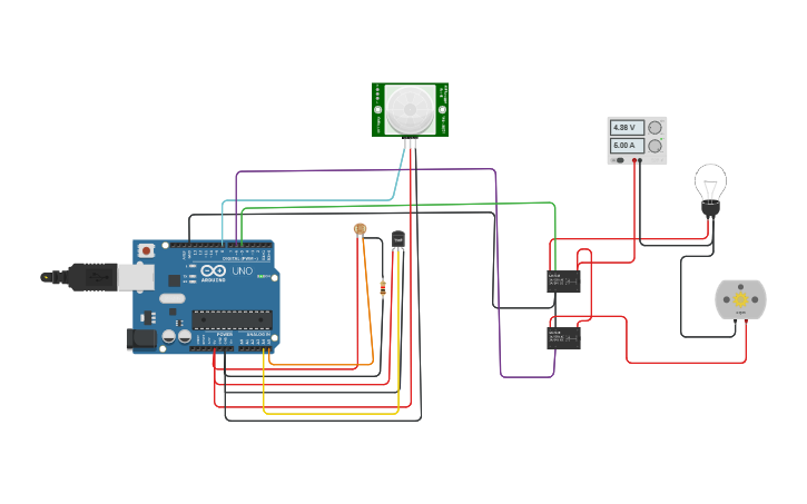 Circuit Design Home Automation Tinkercad