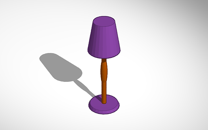 3D design Candeeiro - Tinkercad