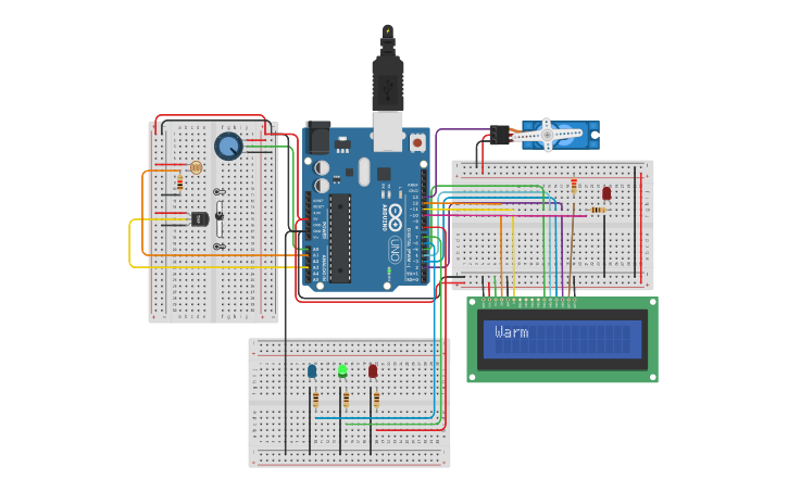 Circuit design Lab 2a - Task 1 - Tinkercad