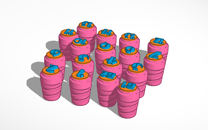 3D design Luigi's Mansion 3 Elevator Buttons B2-15 - Tinkercad
