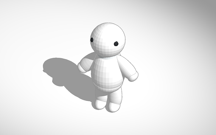 3D design any character outline (feel free to copy) | Tinkercad