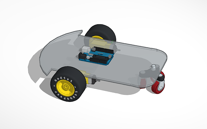 3D design ROBOT CHASSIS - Tinkercad