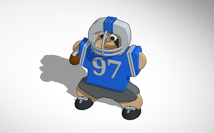 3D design Detroit Lion Gingerbread Man Contest! - Tinkercad