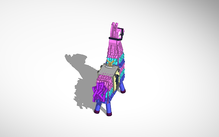 3D design fornite lama - Tinkercad