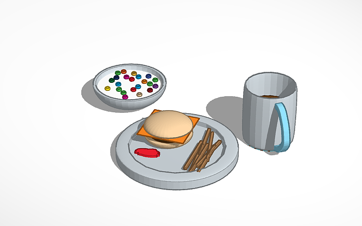 3D design Plates - Tinkercad