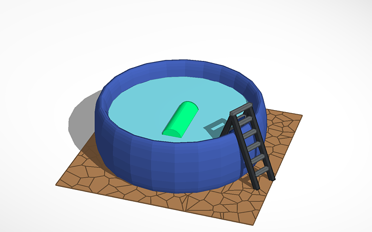 3D design Pool - Tinkercad