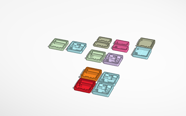 3D design DMR Hotspot. mmdvm, 18650, 21700, Case - Tinkercad