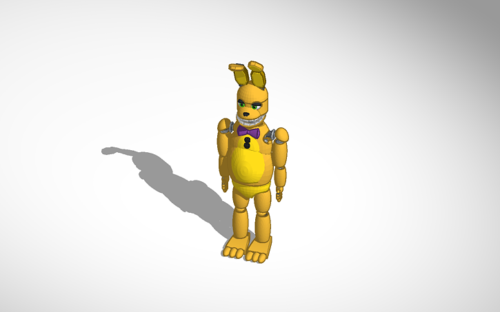 3D design Spring Bonnie - Tinkercad