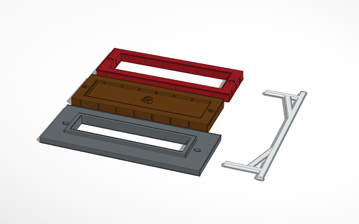 3D design railing for fingerboard | Tinkercad