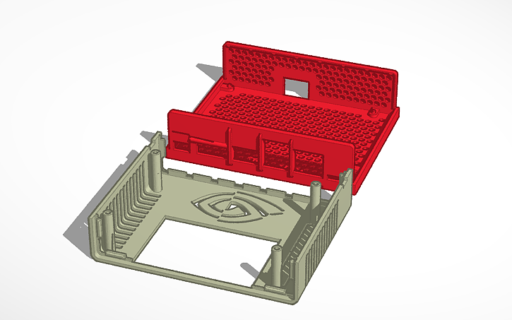 3D design Nvidia Jetson Nano 2G 3d case - Tinkercad