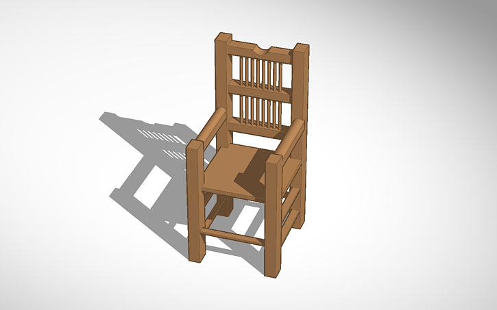 3D design Chair - Tinkercad