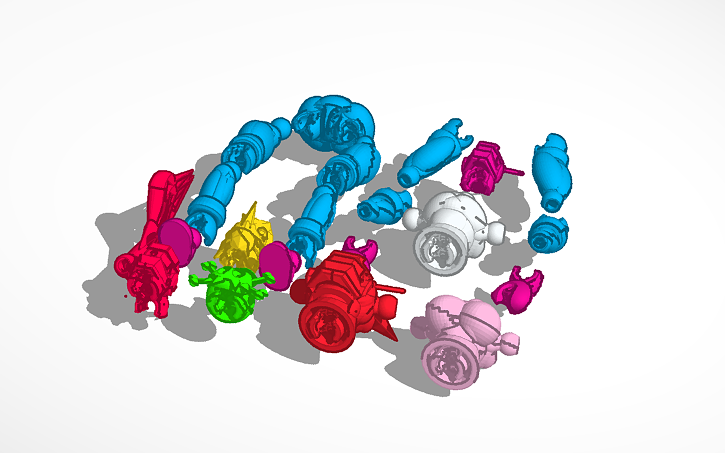 3D design Universal Basic Figure Template - Tinkercad