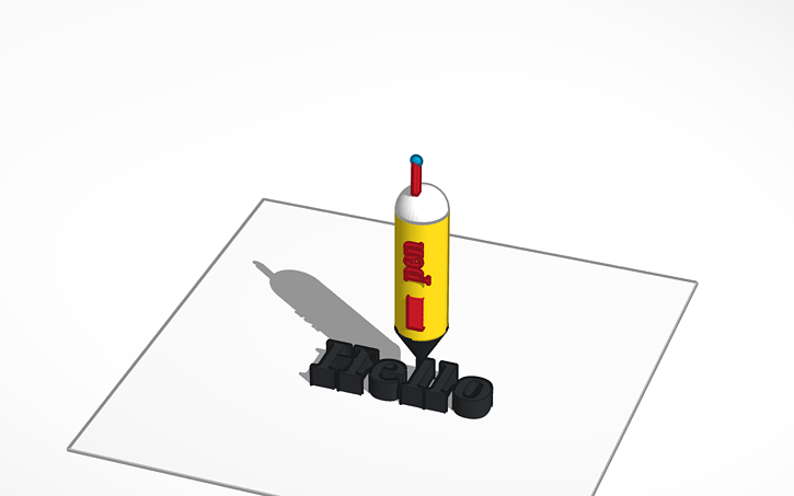 3D design THE MAGIC PEN - Tinkercad