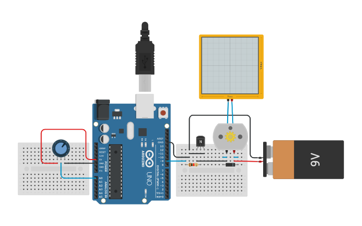 Circuit design CIRCUITO PWM - Tinkercad