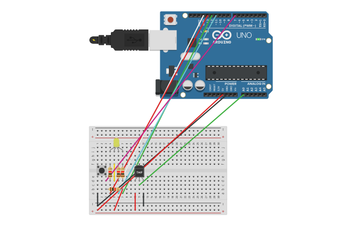 Circuit design trabajo arduino Benavidez Melina 3BEA - Tinkercad