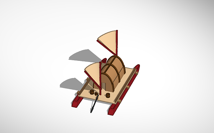 3D design Vaka Hourua | Tinkercad