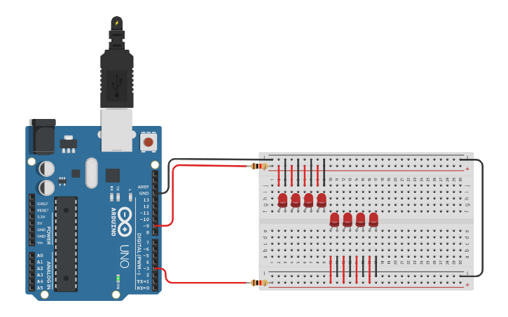Circuit design LAB-ACT I_FADING LED_MAKINANO - Tinkercad