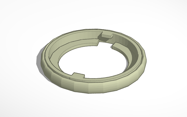 3D design Beyblade burst proof frame - Tinkercad