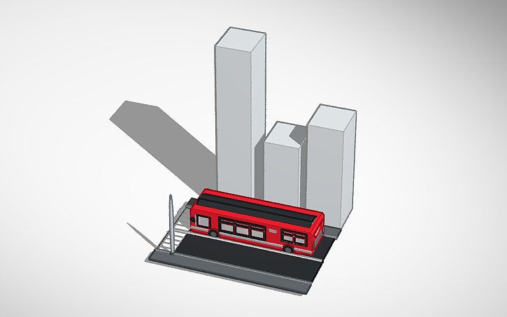 3D design TTC BUS - Tinkercad