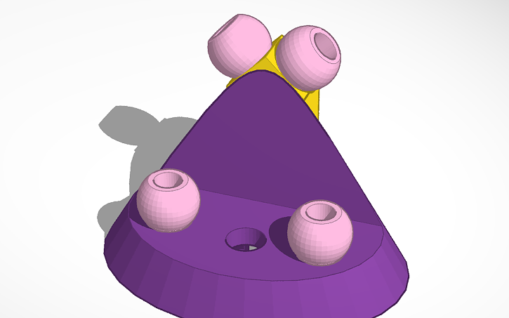 3D design Base 2 #Popcorn - Tinkercad