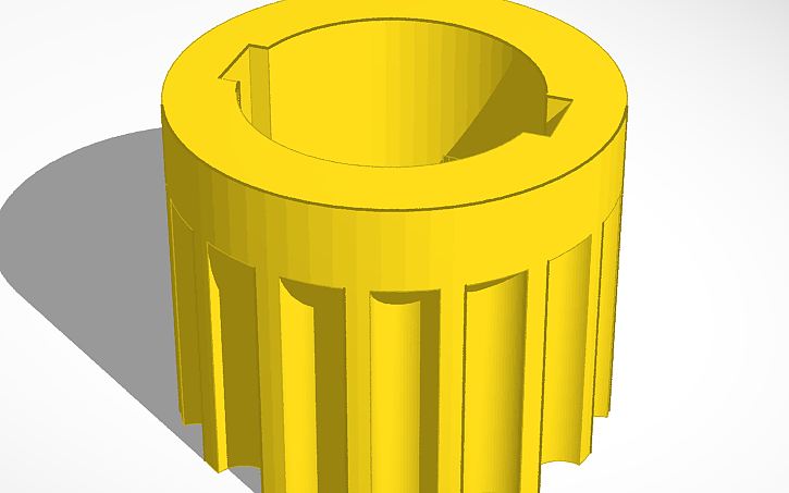 3D design Simple BNC dust cap - Tinkercad
