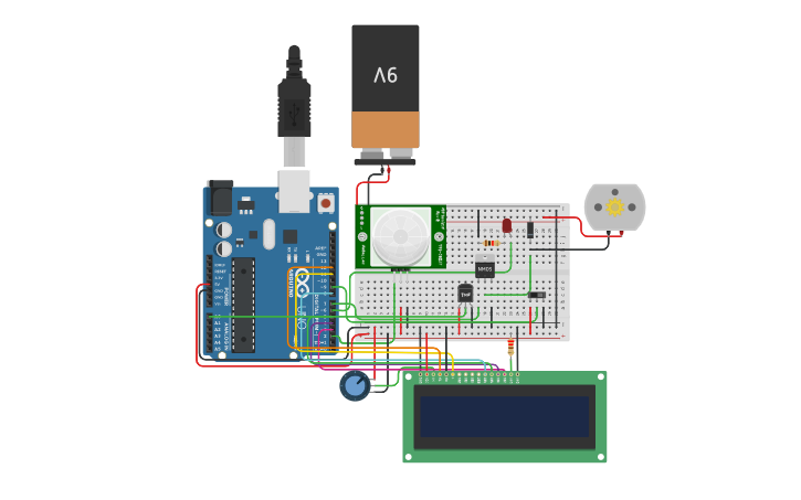 Circuit design FINALS SKILL EXAM - Tinkercad