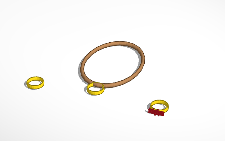 3D design lord of the rings, the ring of power | Tinkercad