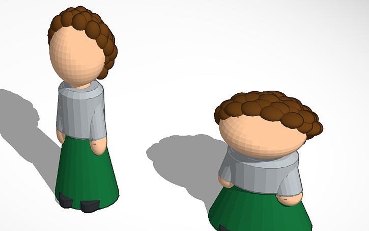 3D design aunt Spiker and aunt Sponge - Tinkercad