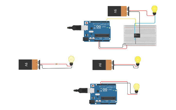 Circuit design Relay - Tinkercad