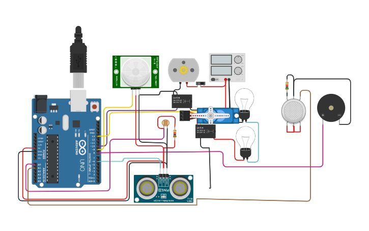 Circuit Design Home Automation Version2 Tinkercad