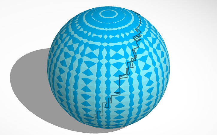 3D design spherical design | Tinkercad