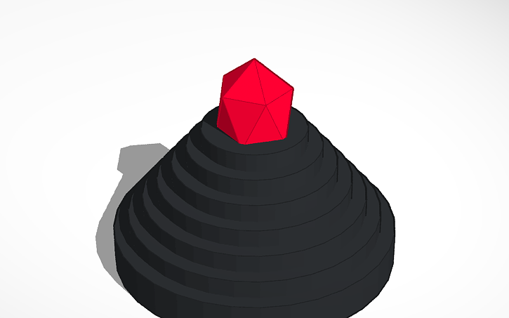 3D design Ruby In Setting | Tinkercad