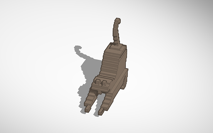 3D design Cat - Tinkercad
