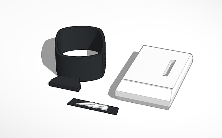 3D design WATCH STAND - Tinkercad
