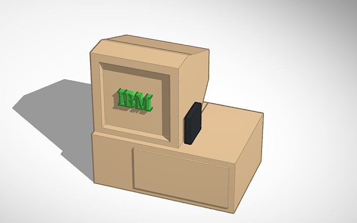 3D design IBM1A - Tinkercad