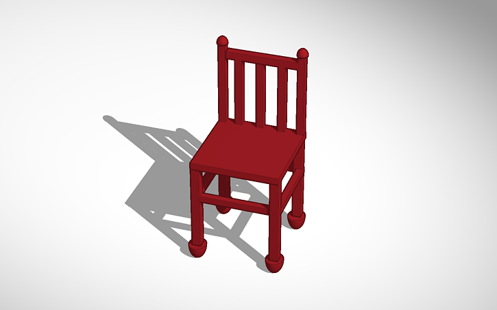 3D design Chair - Tinkercad