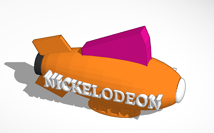 3D Design Nickelodeon Kids Choice Awards SPORTS BLIMP AWARD Tinkercad 3D Design Nickelodeon Kids Choice Awards SPORTS BLIMP AWARD Tinkercad