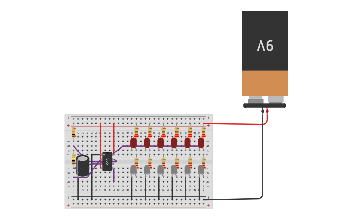 Circuit design Logic Gates Simulations - Tinkercad