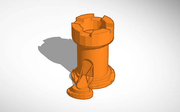 3D design rook | Tinkercad
