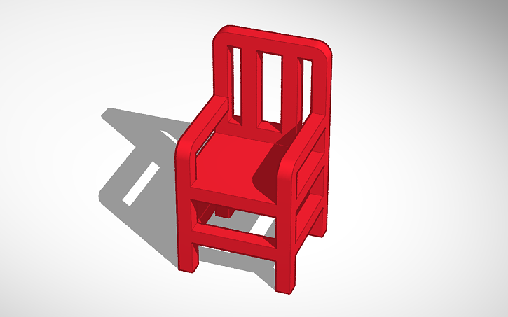 3D design Chair | Tinkercad