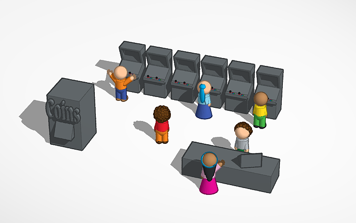 3D design The Arcade - Tinkercad
