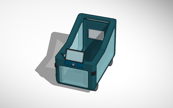 3D design smart trolley - Tinkercad