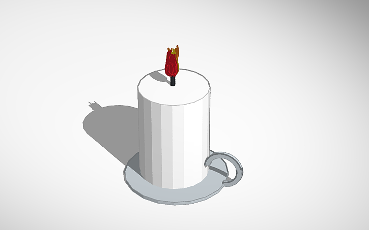 3D design #Tinktober candles - Tinkercad