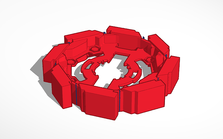 3D design beyblade burst rise hit base | Tinkercad